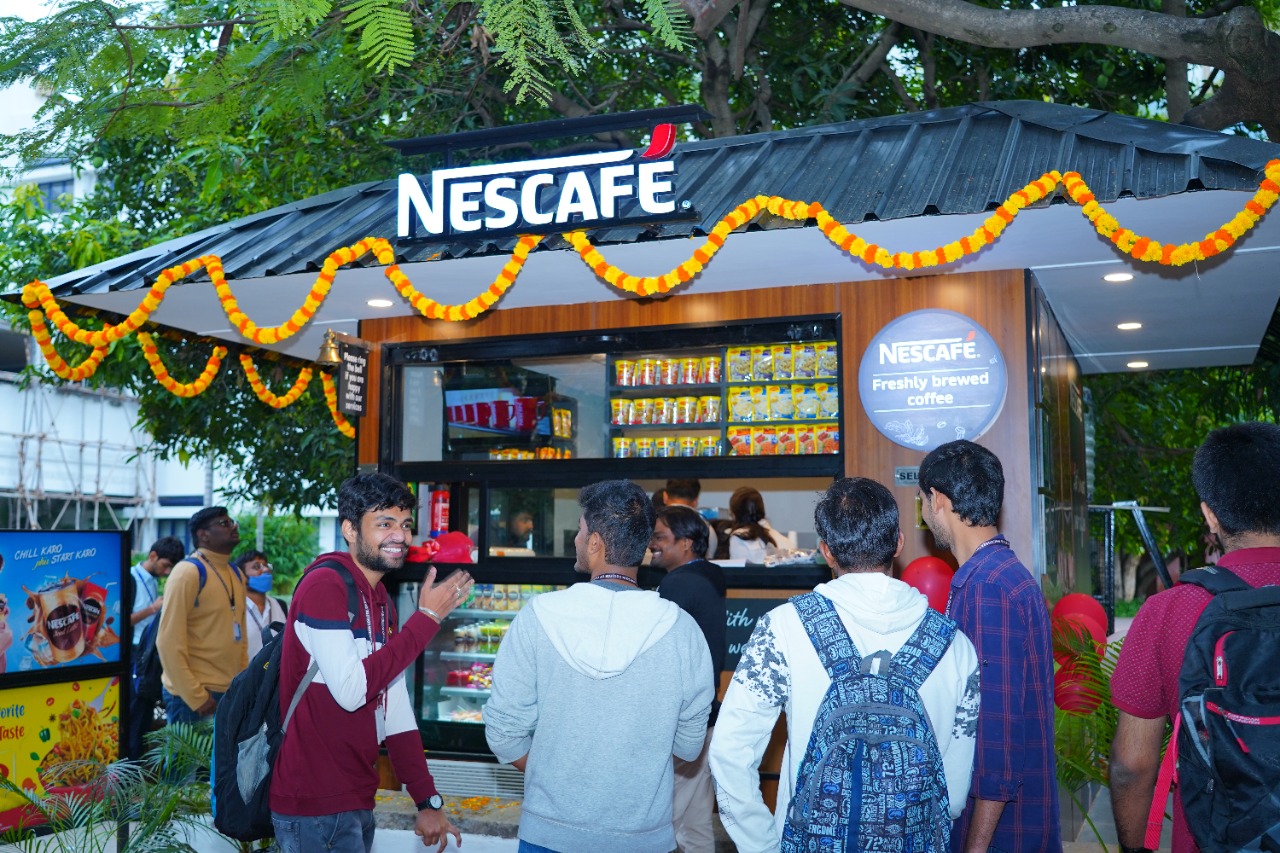 NHCE establishes a Nescafé Kiosk - New Horizon College of Engineering