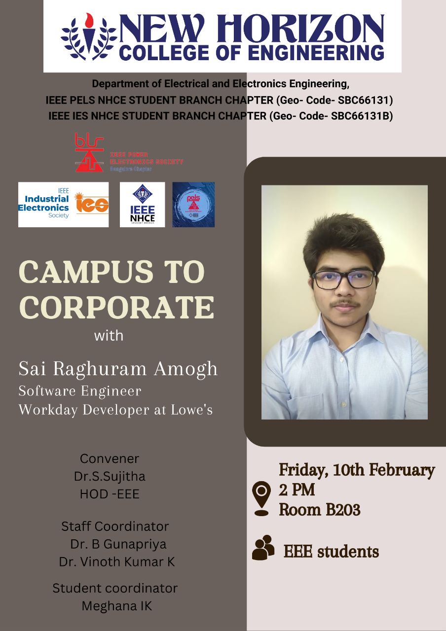 Campus To Corporate - New Horizon College of Engineering