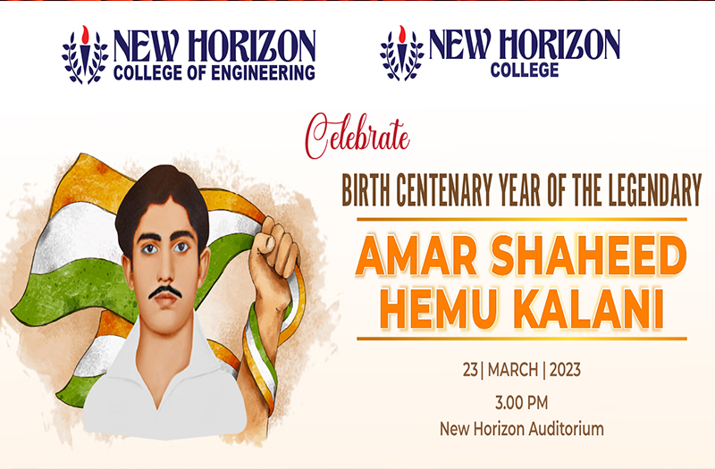 Birth Centenary Year celebration of the Legendary Amar Shaheed Hemu ...