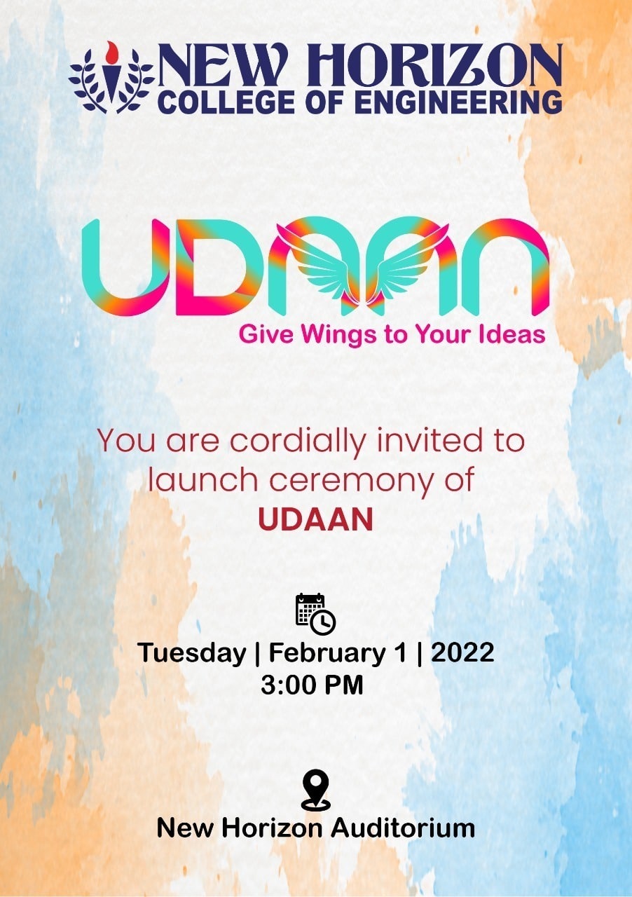 UDAAN Event: Inspire, Learn & Achieve | NHCE