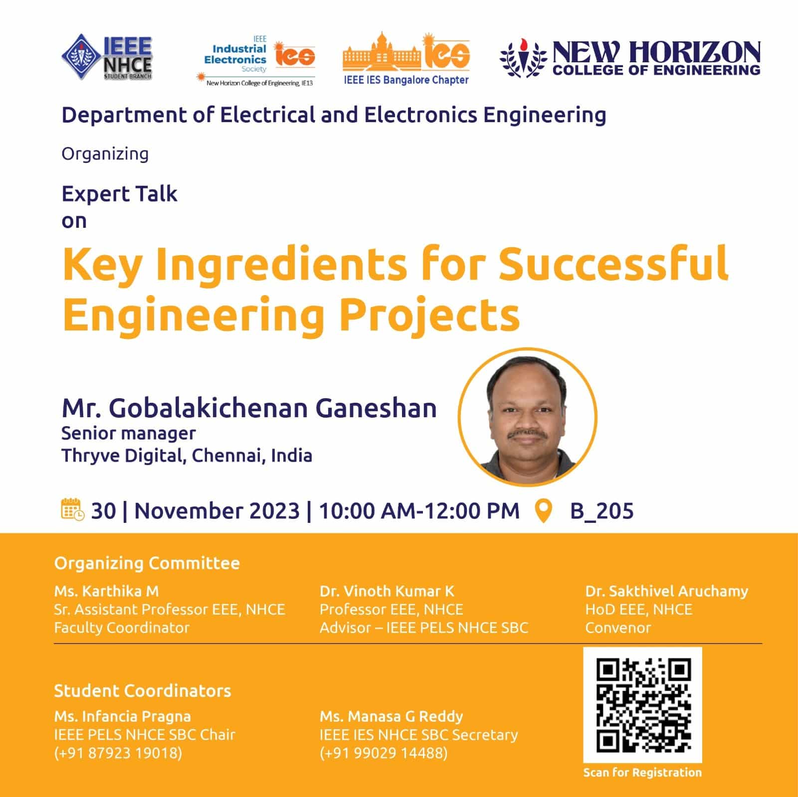 Expert Talk on Engineering Project Success