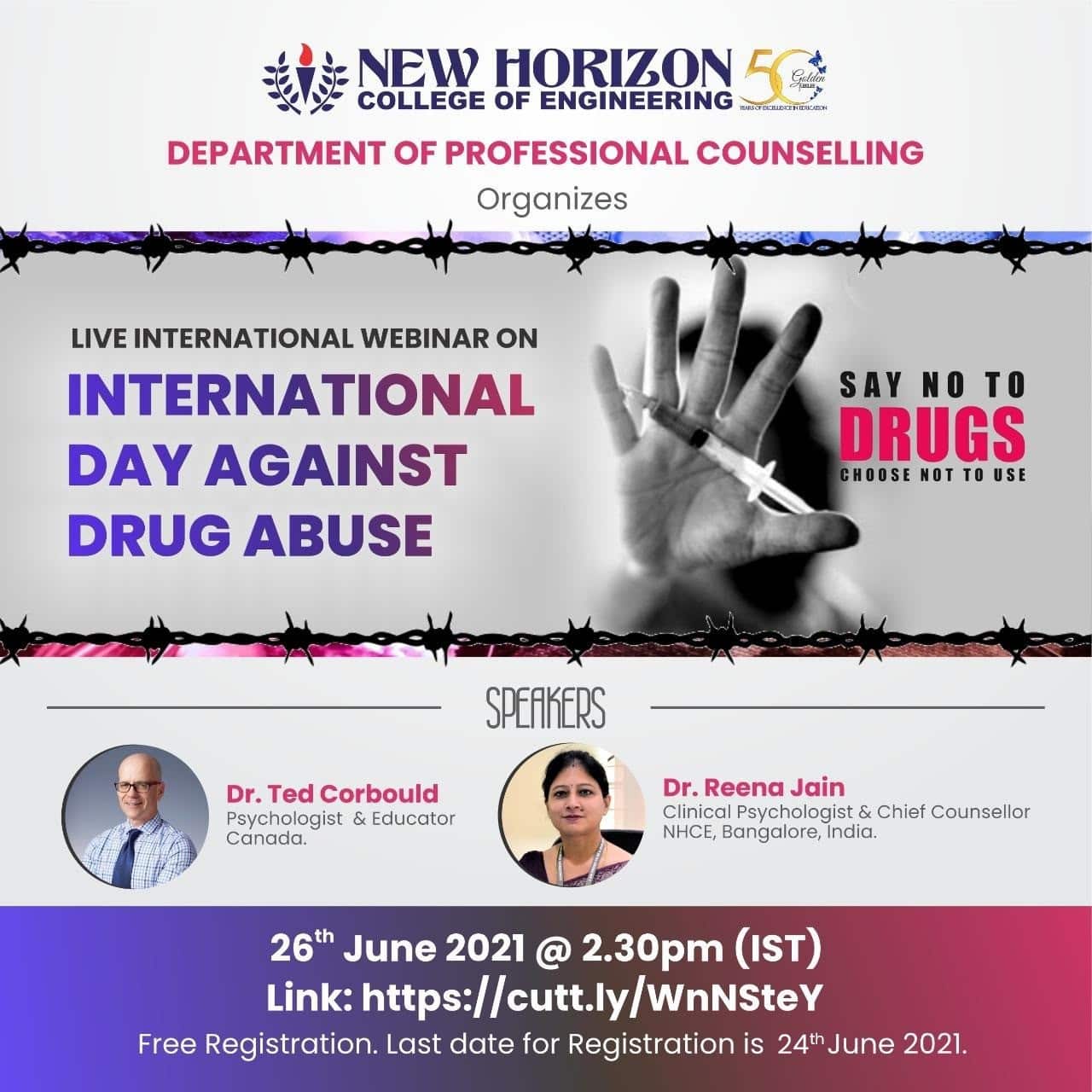 International Day Against Drug Abuse | NHCE
