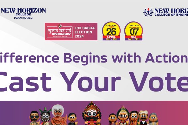 Cast Your Vote - Election Campaign | New Horizon College of Engineering